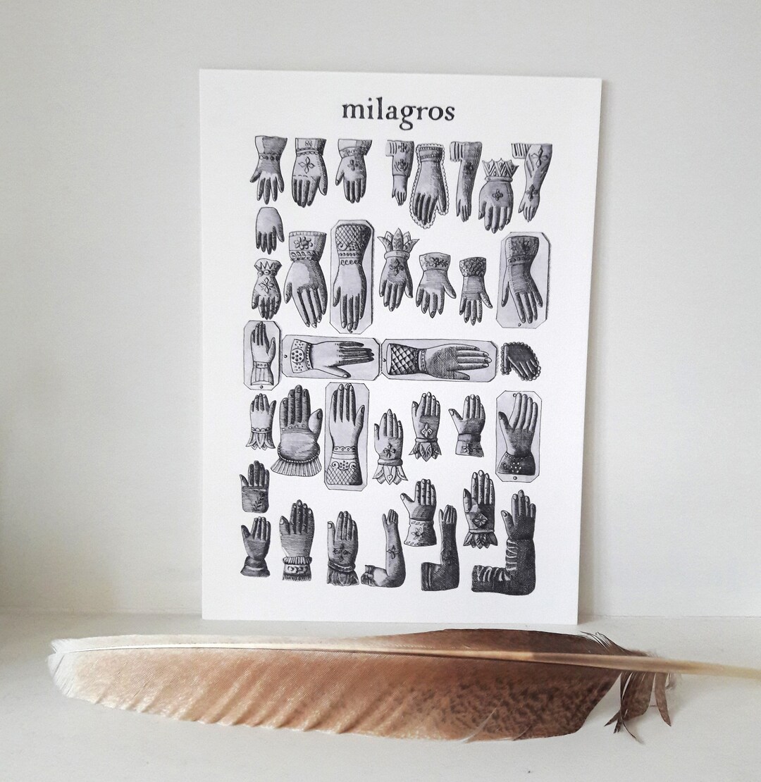 Ex-voto Hands Print,ex-voto Drawing,ex-voto Illustration,watercolor ...