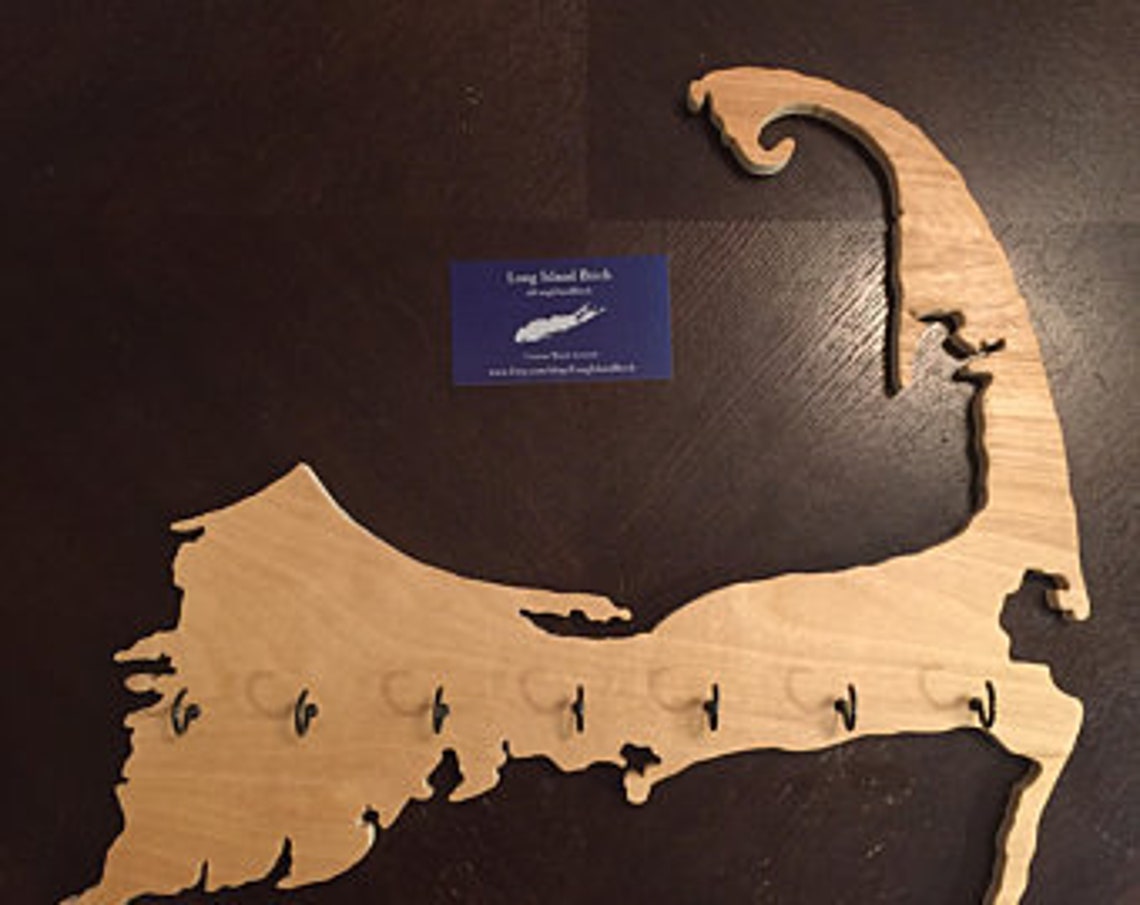Cape Cod Massachusetts Key Holder Cape Cod Sign Cape Cod Map - Etsy