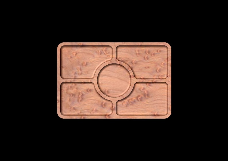 Catch All Tray Router Template Pattern for 18.25 X 12.25" Tray. - Etsy