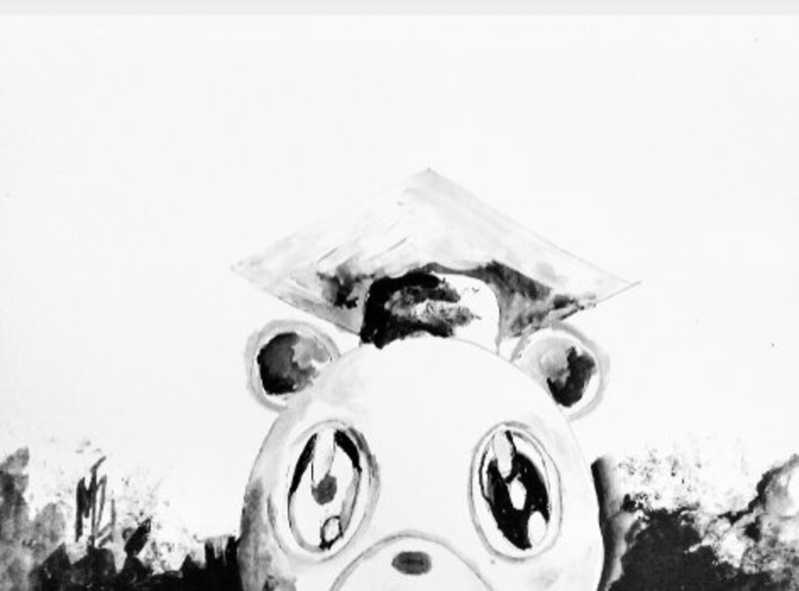 Kanye Graduation Bear Art Print | Etsy