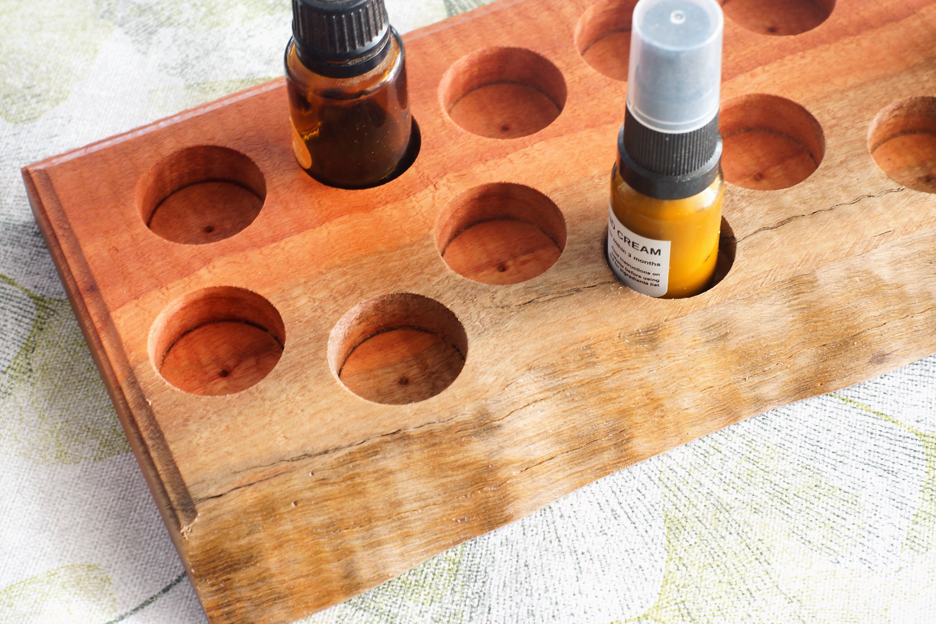 Jarrah (46) Essential Oil Holder with lovely Fiddleback grain