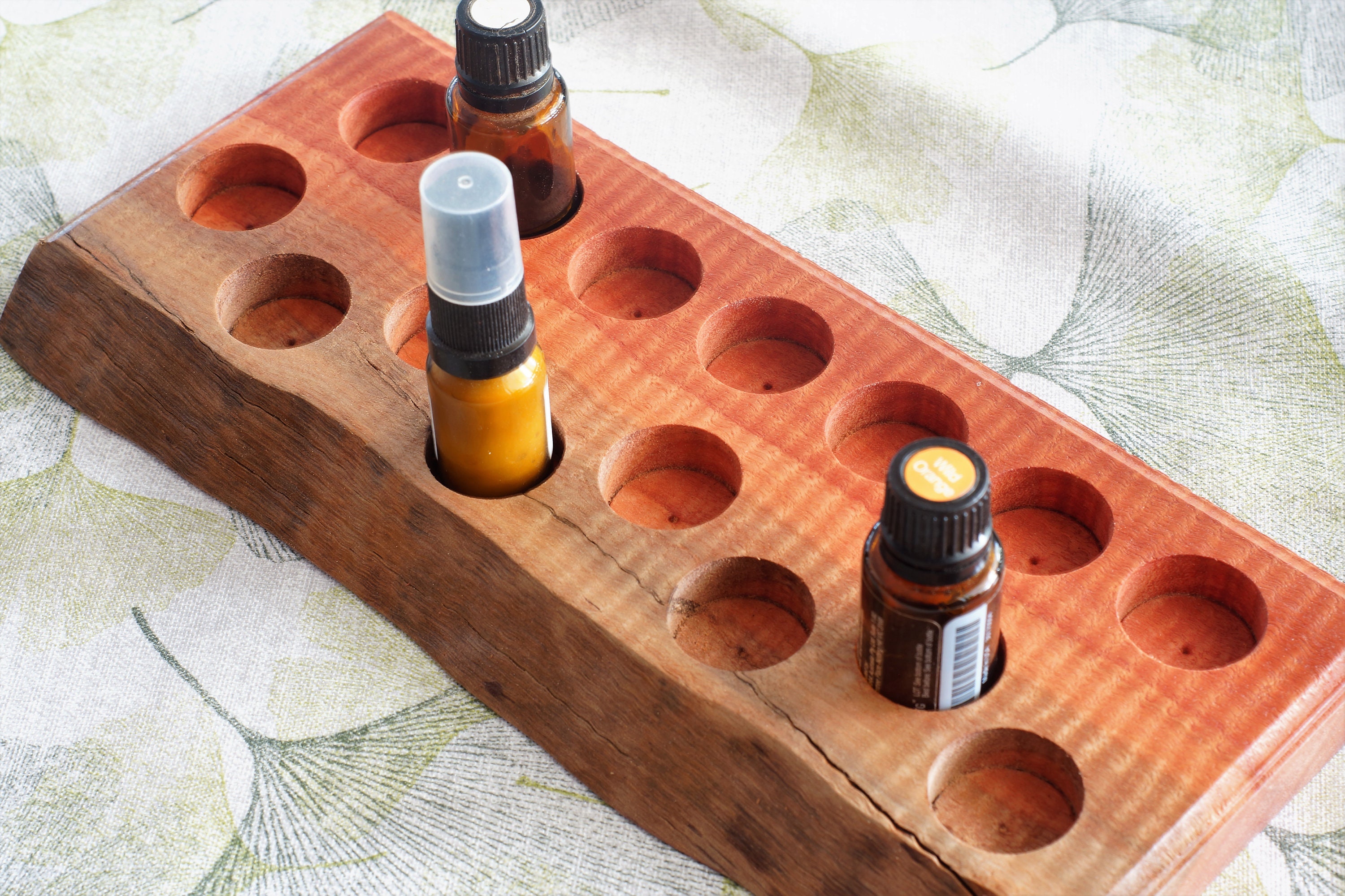 Jarrah (46) Essential Oil Holder with lovely Fiddleback grain