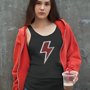 Lightning Bolt, Lightning Bolt Tank, Lightning Bolt Gift, Women's ...