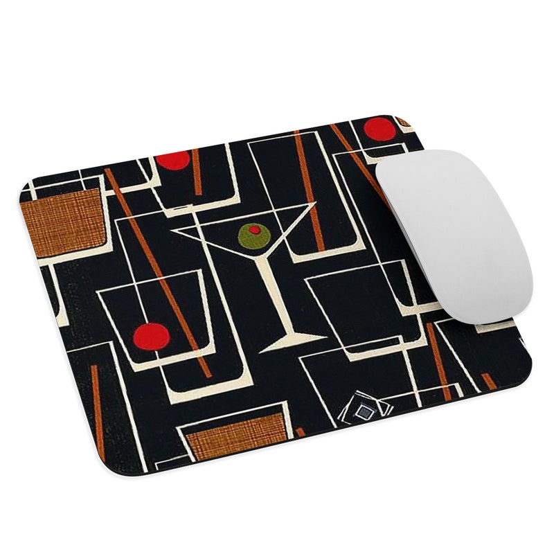 Mid Century Mouse Pad - Etsy