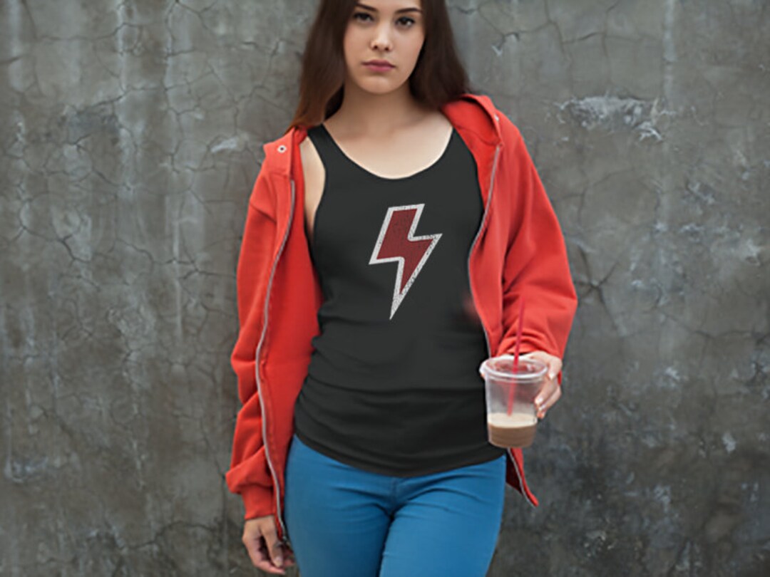 Lightning Bolt, Lightning Bolt Tank, Lightning Bolt Gift, Women's ...