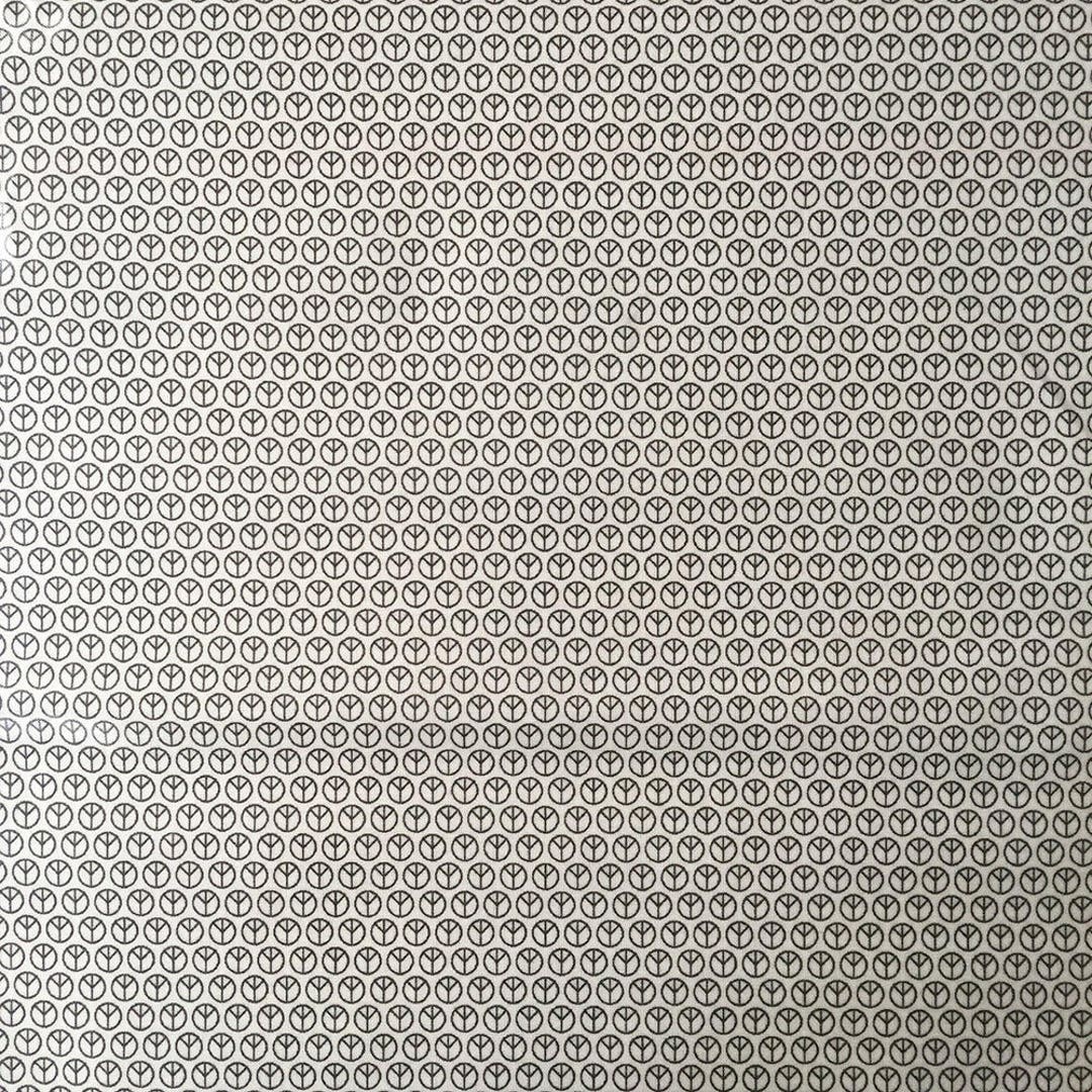Oilcloth by the Meter, Pattern Peace and Love, Grey Waxed Canvas ...