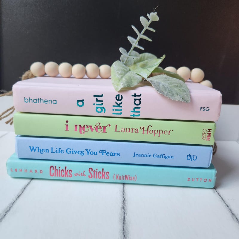 Designer Book Stack - Etsy