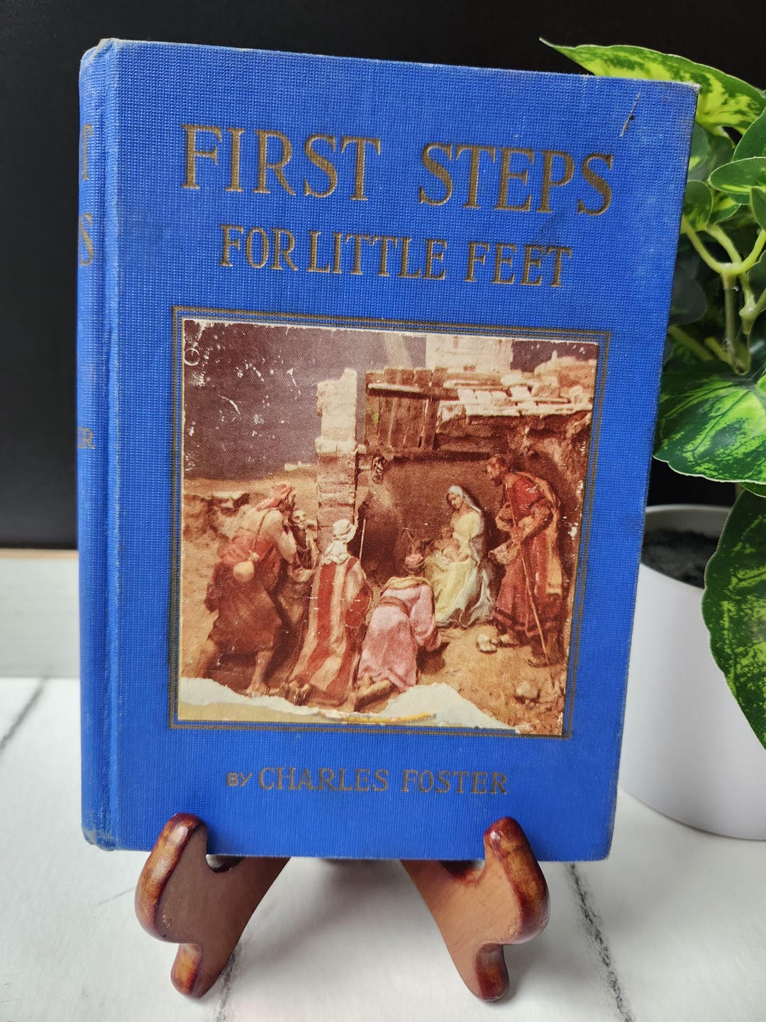 Antique Children's Book: First Steps for Little Feet by Charles Foster ...