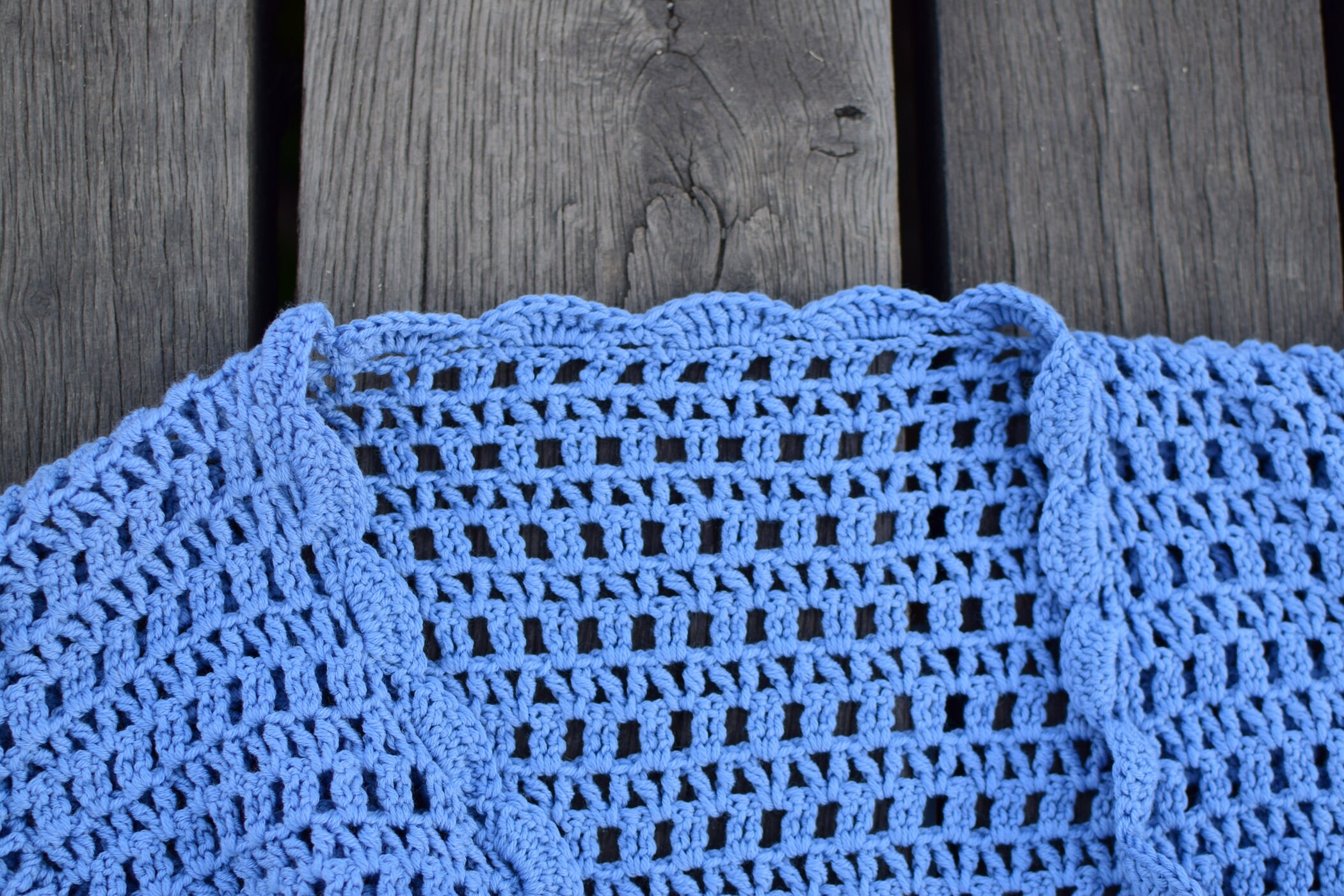 Crochet Blue Long Sleeves Cardigan/light Blue Women Sweater/open Front ...