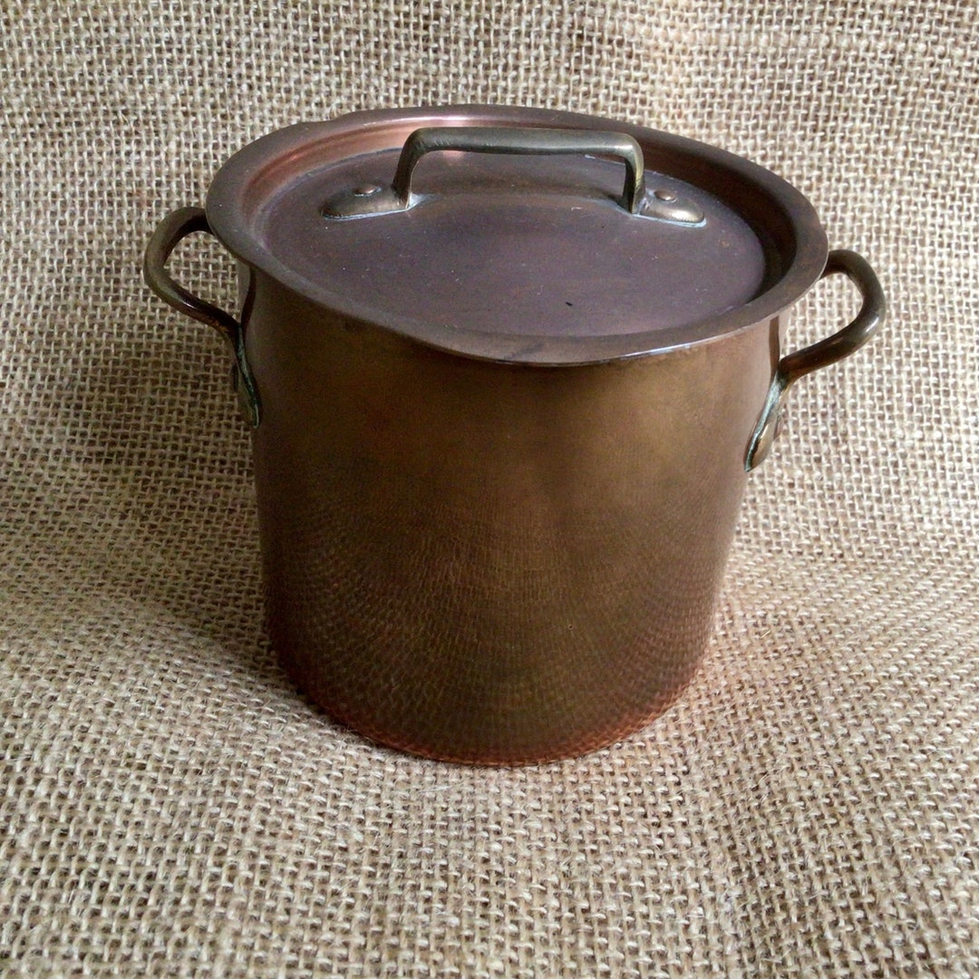 French Vintage Copper Casserole Small Size Height 8cm Circa - Etsy UK