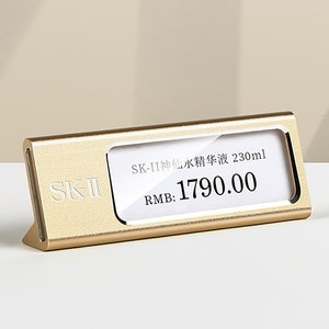 Brand Tag, Business Name Stand, Name Tag, Price Tag, Price Sign, Metal ...