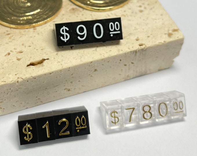 Price Tag, Price Sign, Mini Price Tag, Price Tag for Jewelry Display ...