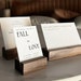 Branding Stand, Business Card Holder, Price Tag, Brand Sign, Wooden ...
