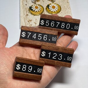 Price Tag, Price Sign, Small Price Tag, Price Tag for Jewelry Display ...