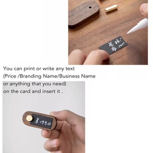 Business Name Sign, Price Tag, Branding Sign, Wooden Price Tag, Number ...