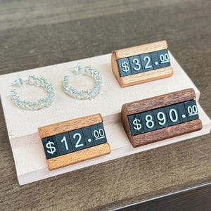 Price Tag, Price Sign, Small Price Tag, Price Tag for Jewelry Display ...
