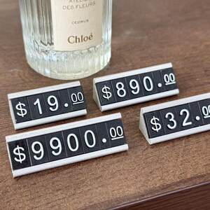 Price Tag, Price Sign, Small Price Tag, Price Tag for Jewelry Display ...
