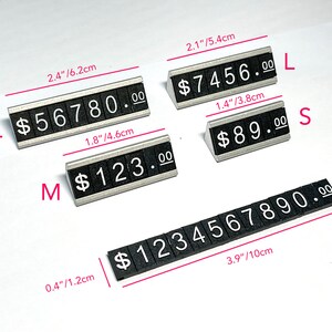 Price Tag, Price Sign, Small Price Tag, Price Tag for Jewelry Display ...
