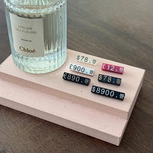 Price Tag, Mini Price Sign, Small Price Tag, Price Tag for Jewelry ...