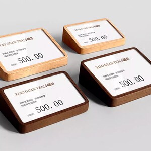 Business Name Sign, Price Tag, Branding Sign, Wooden Price Tag, Number ...