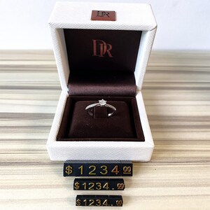 Price Tag, Price Sign, Small Price Tag, Price Tag for Jewelry Display ...