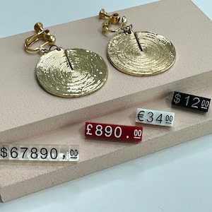 Price Tag, Mini Price Sign, Small Price Tag, Price Tag for Jewelry ...