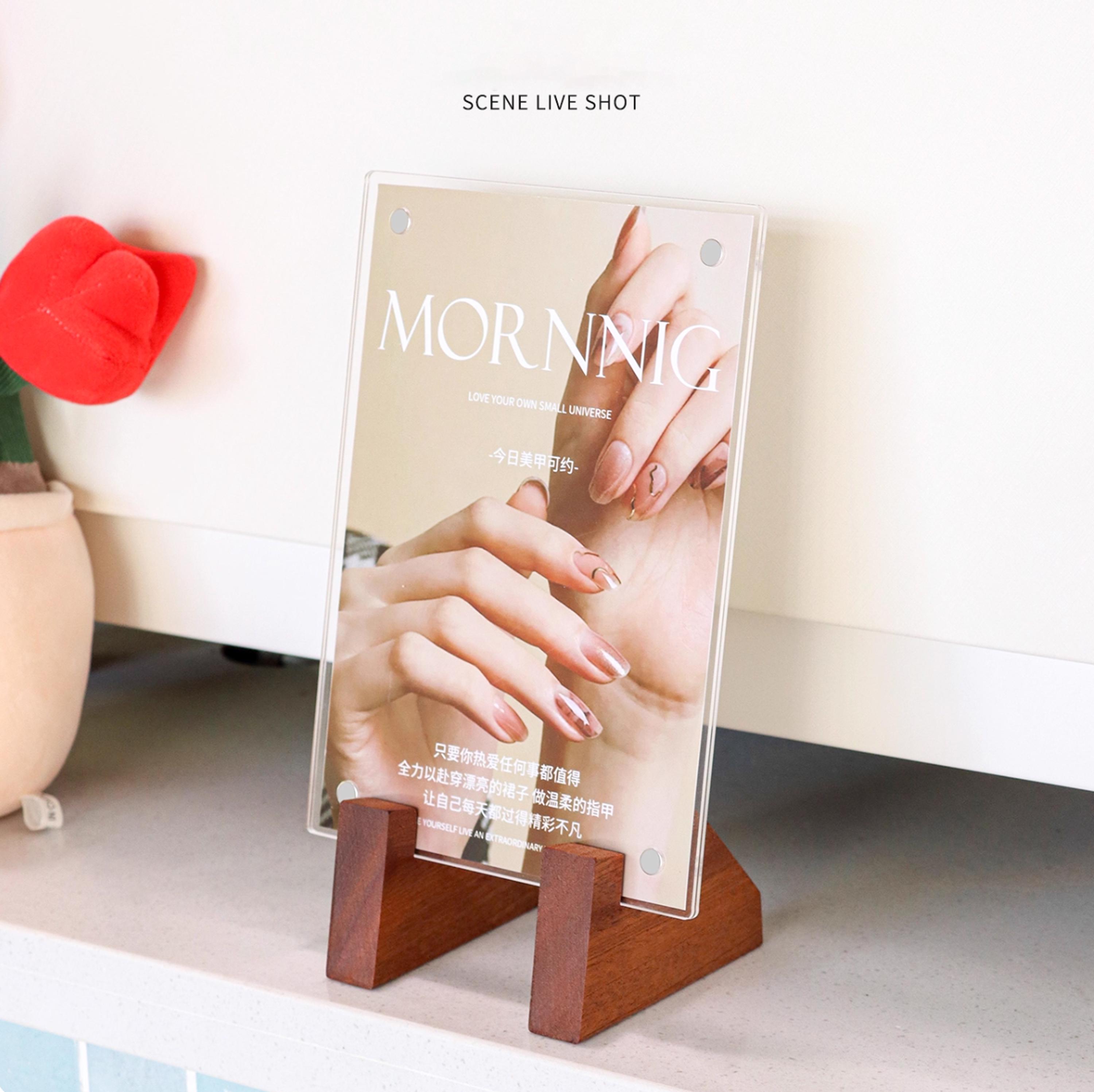 Acrylic Wooden Price Tag: Retail Shop Counter Display - Etsy