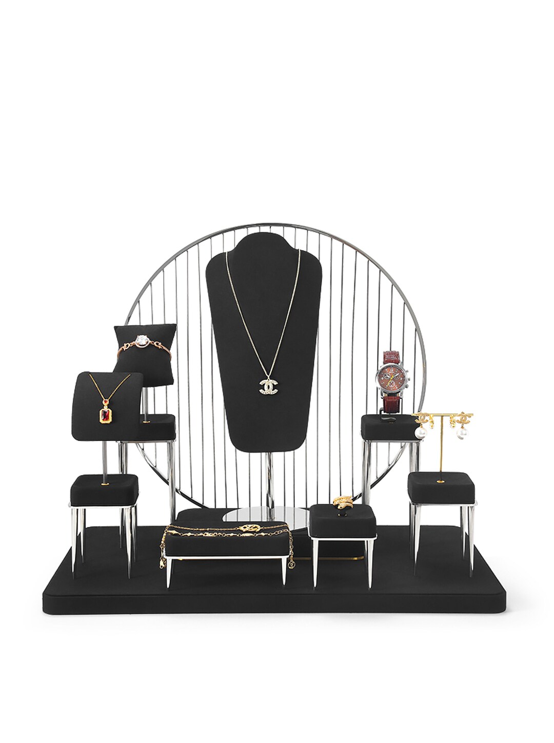 Metal Jewelry Display, Jewelry Display Set, Jewelry Organizer, Jewelry ...