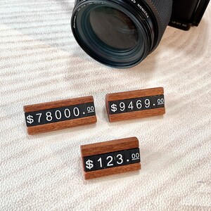 Price Tag, Price Sign, Small Price Tag, Price Tag for Jewelry Display ...