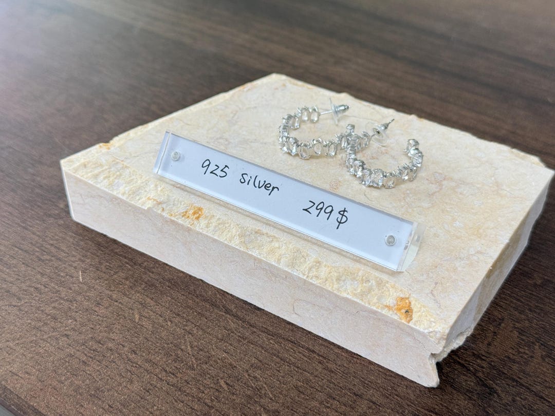 Clear Acrylic Price Tag: Retail Shop Counter Display - Etsy