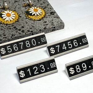 Price Tag, Price Sign, Small Price Tag, Price Tag for Jewelry Display ...