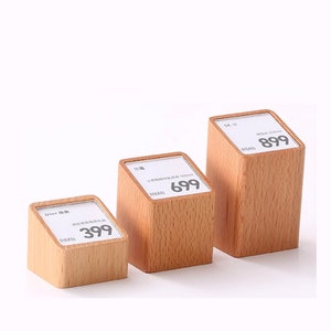 Business Name Sign, Price Tag, Branding Sign, Wooden Price Tag, Number ...