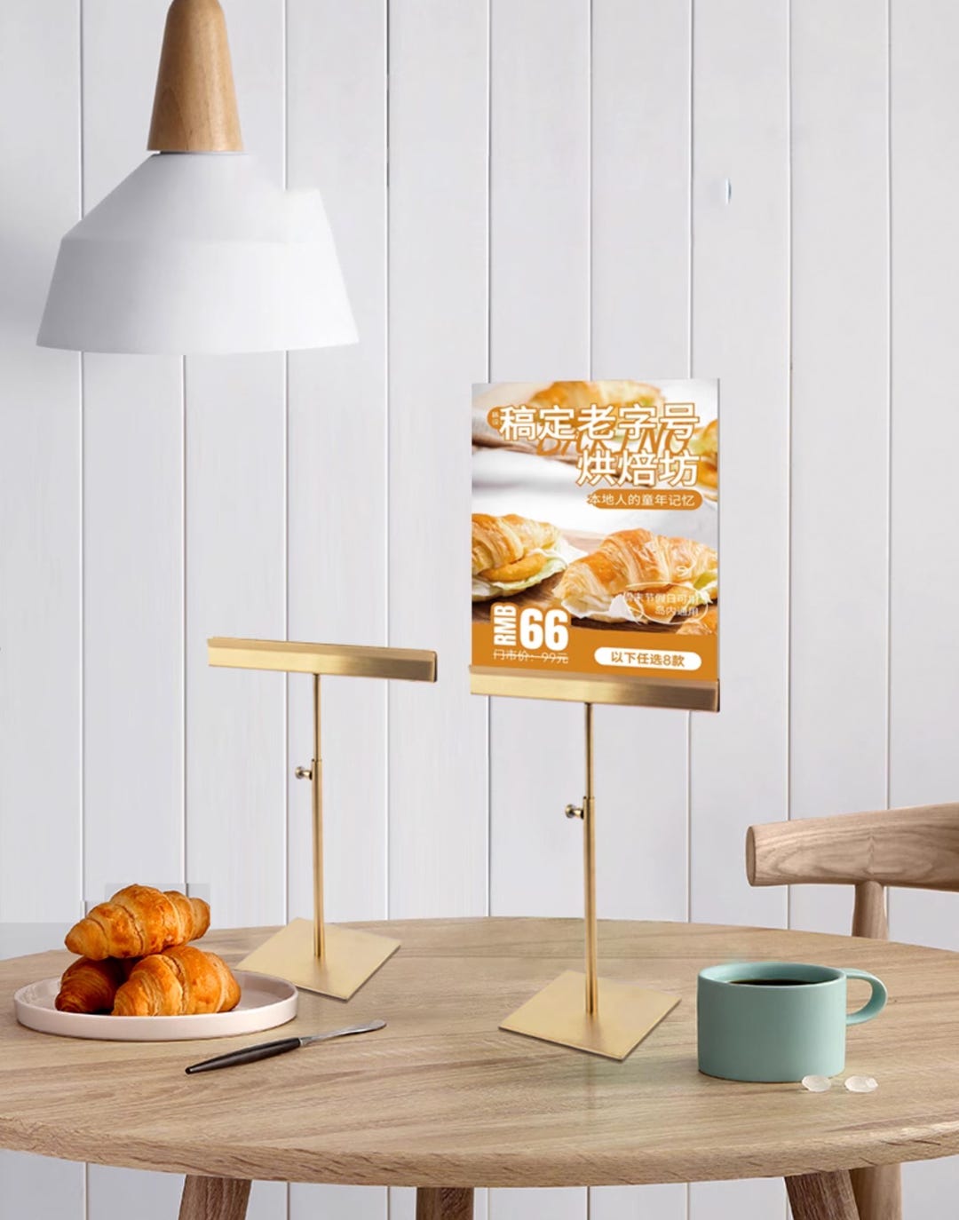 Acrylic Sign Holder, Table Tent, Clear Poster Stand, Metal Stand, Table ...