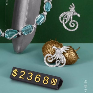 Price Tag, Price Sign, Small Price Tag, Price Tag for Jewelry Display ...