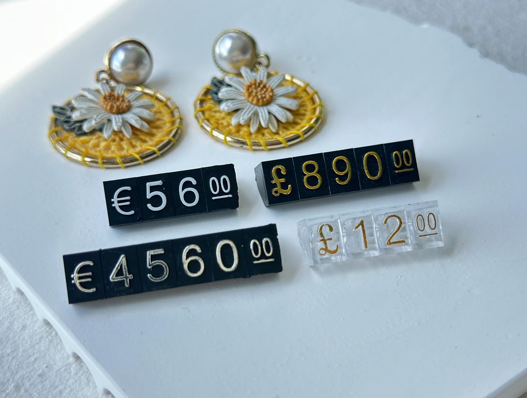Price Tag, Price Sign, Small Price Tag, Price Tag for Jewelry Display ...