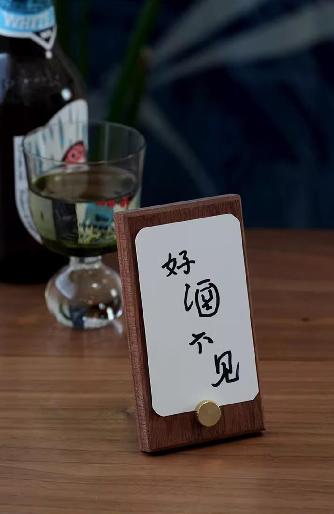 Business Name Sign, Price Tag, Brand Sign, Clear Acrylic Wooden Price ...