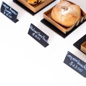 Rewritable Metal Chalkboard Price Tags: Retail Table Signs - Etsy