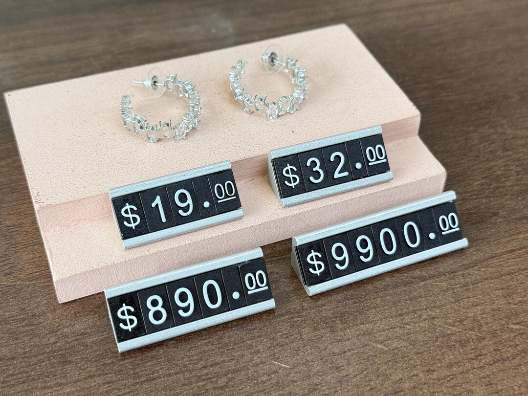 Price Tag, Price Sign, Small Price Tag, Price Tag for Jewelry Display ...