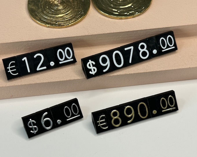 Price Tag, Price Sign, Mini Price Tag, Price Tag for Jewelry Display ...