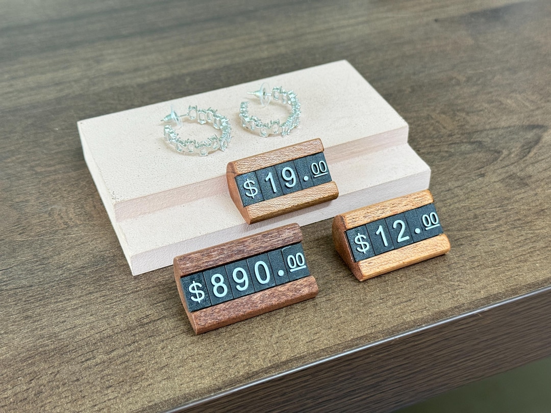 Price Tag, Price Sign, Small Price Tag, Price Tag for Jewelry Display ...