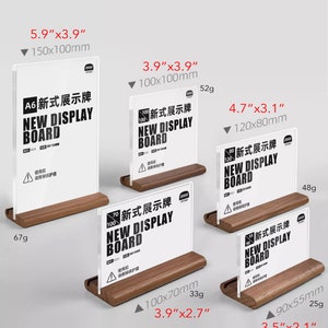 Price Tag, Branding Sign, Clear Acrylic Price Tag, Branding Stand ...