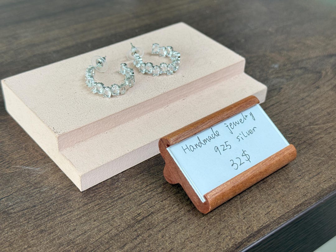 Price Tag, Brand Sign, Clear Acrylic Price Tag, Price Tag for Jewelry ...