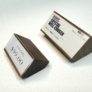 Price Tag, Brand Sign, Clear Acrylic Price Tag, Price Tag for Jewelry ...