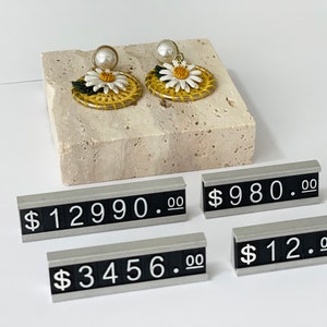 Price Tag, Price Sign, Small Price Tag, Price Tag for Jewelry Display ...