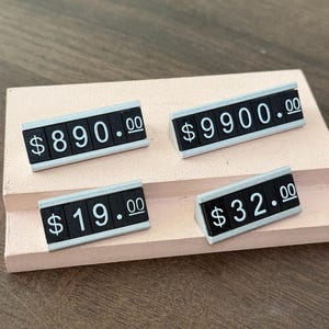 Price Tag, Price Sign, Small Price Tag, Price Tag for Jewelry Display ...