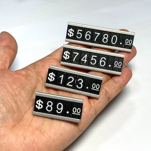 Price Tag, Price Sign, Small Price Tag, Price Tag for Jewelry Display ...