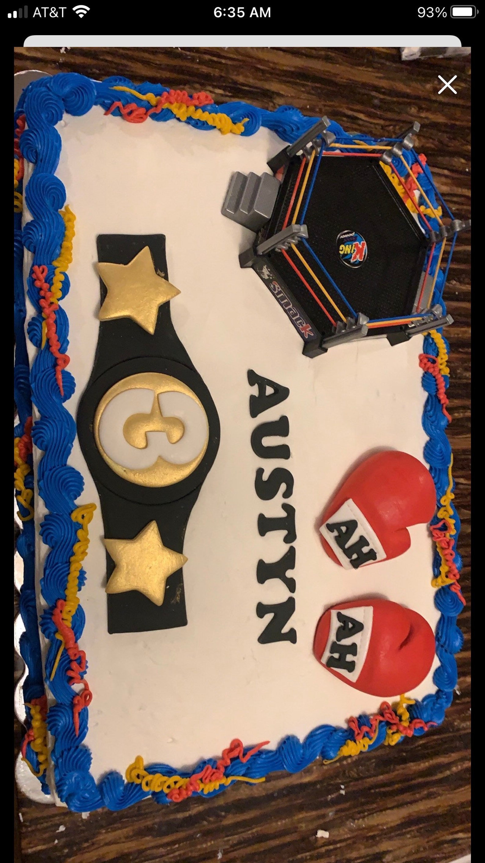 Boxing heavyweight champion fondant cake topper. With boxing | Etsy