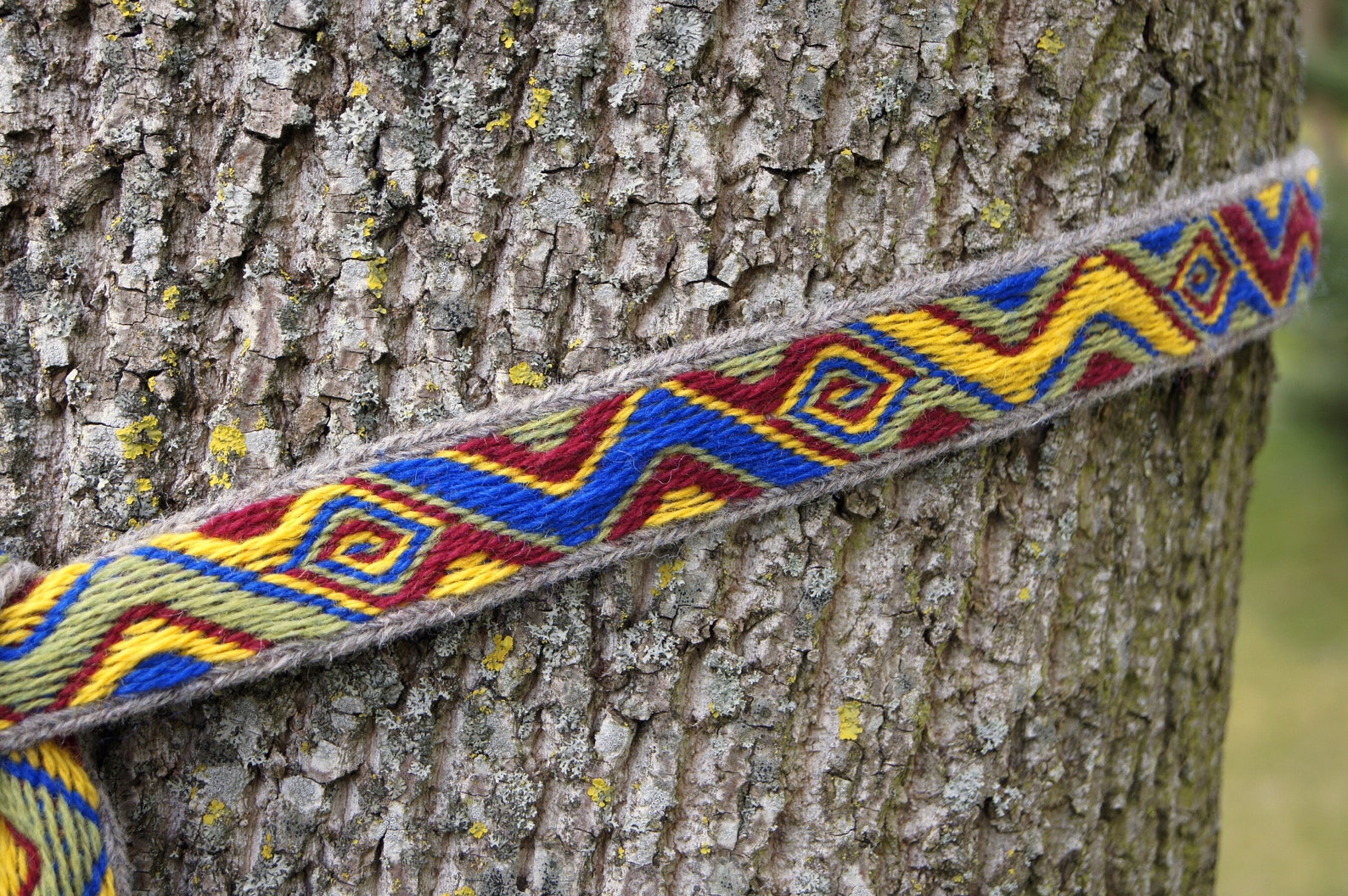Snartemo Tablet Woven Belt - Migration Period, Vendel Belt ...
