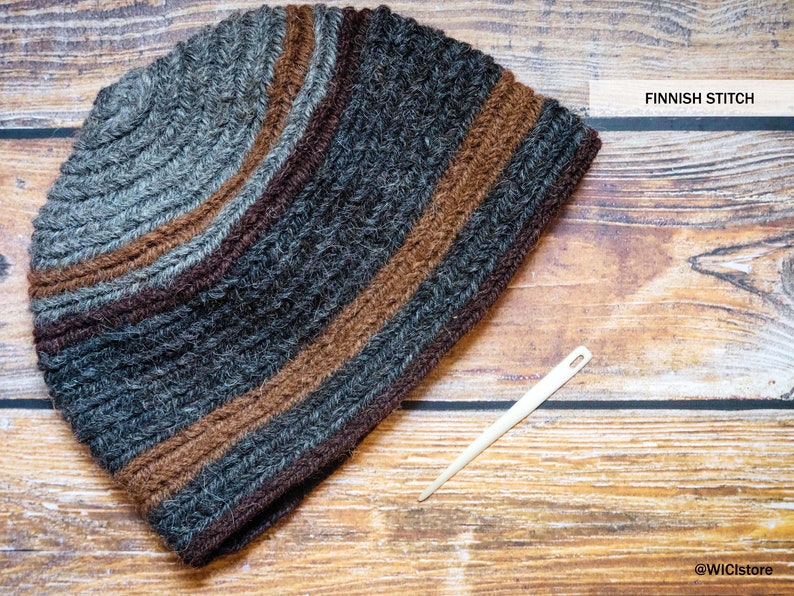 Nalbinding Hat Made to Order, 100% Wool Hat. Warm, Woolen Viking ...