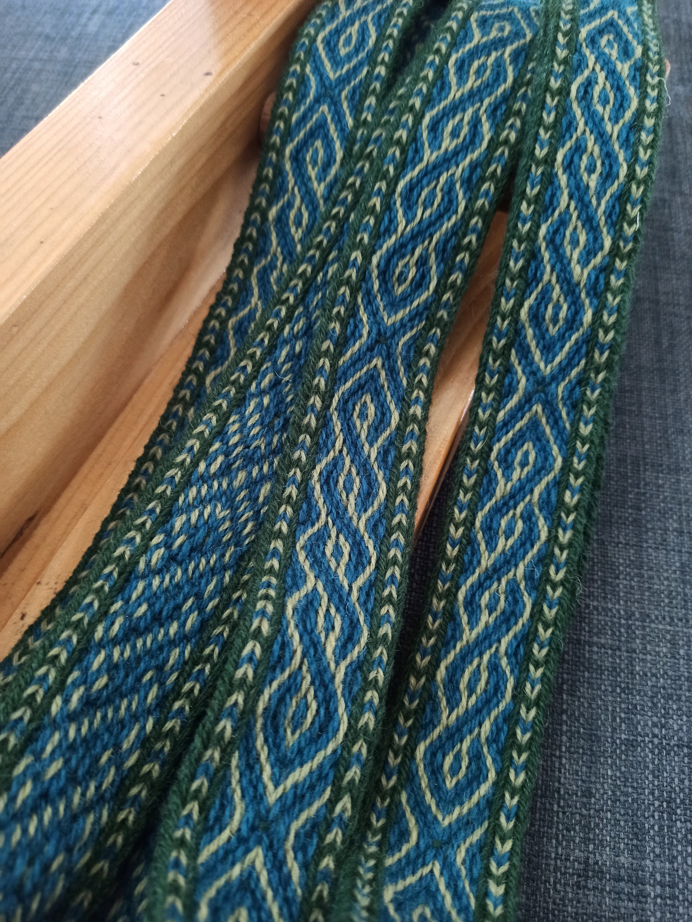 Tablet Woven Belt, 100% Wool - Made to Order - Custom Viking Belt ...